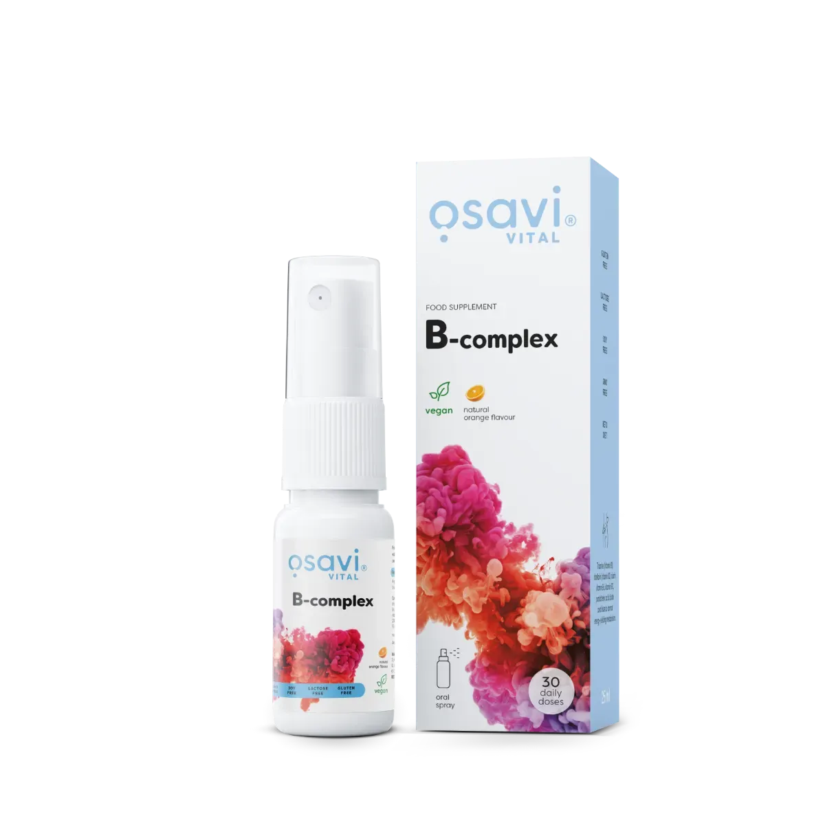 B‑Complex Spray – Osavi – Orange – 25ml Spray – 25 ml - Le Healthy Store